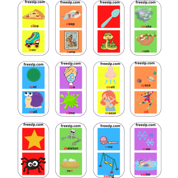 S Blend Printables | Free SLP