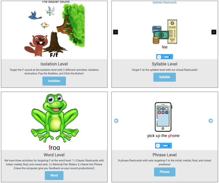 Free SLP Initial F Sound Materials, Games, Activities, Flashcards and ...